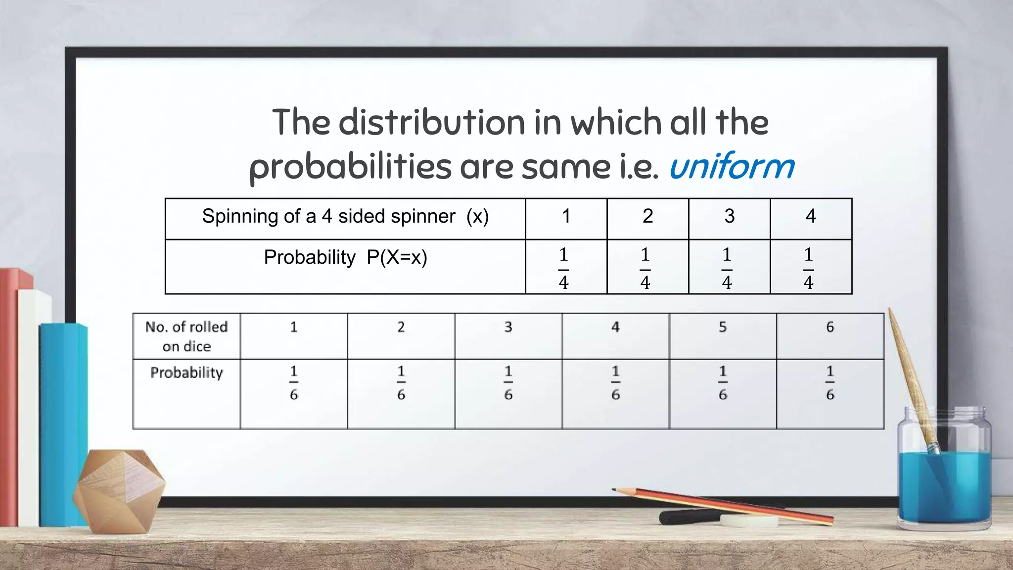 Discrete Uniform Distributions Pptx Physics Science