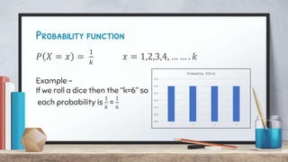 Discrete uniform distributions | PPT