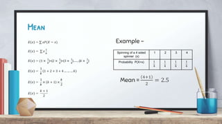 Discrete uniform distributions | PPT