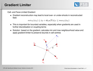 Finite Volume Discretisation in OpenFOAM | PPT