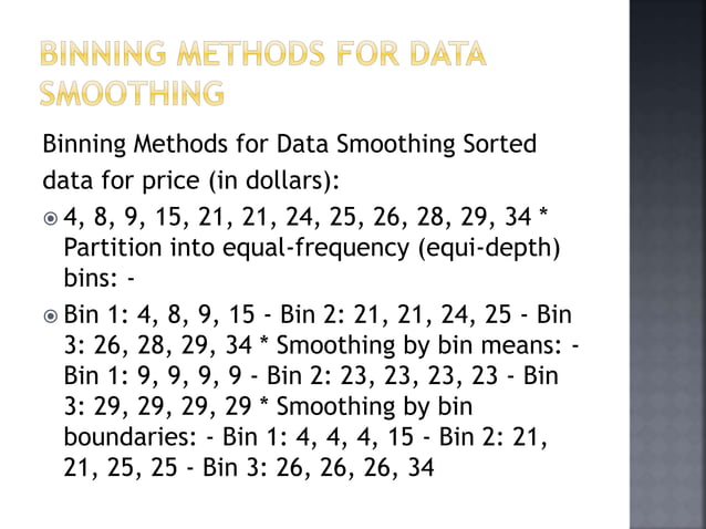 Discretization and concept hierarchy(os) | PPTX