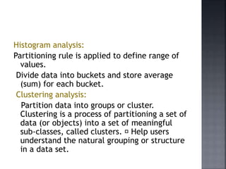 Discretization and concept hierarchy(os) | PPTX