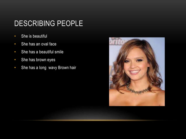Describing face | PPT