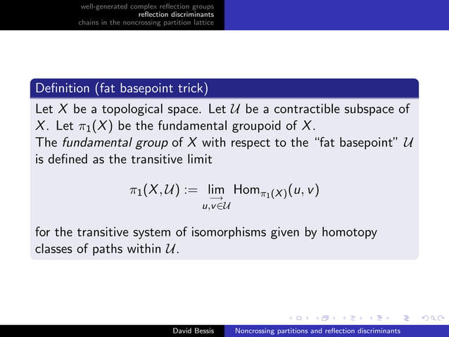 Noncrossing partitions and reflection discriminants | PPT
