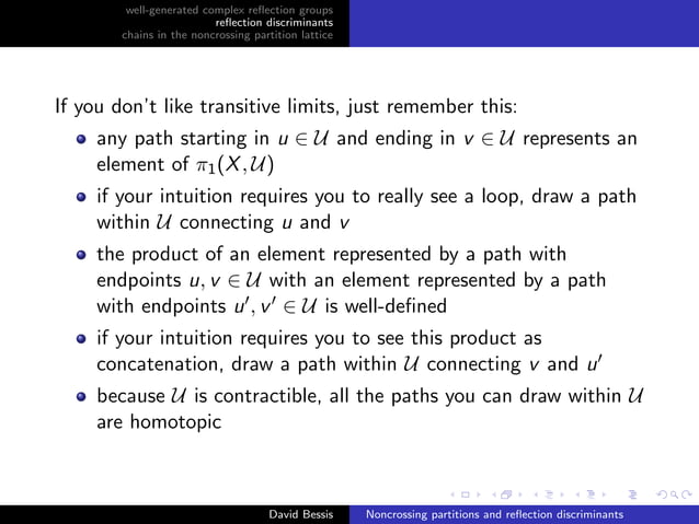 Noncrossing partitions and reflection discriminants | PPT