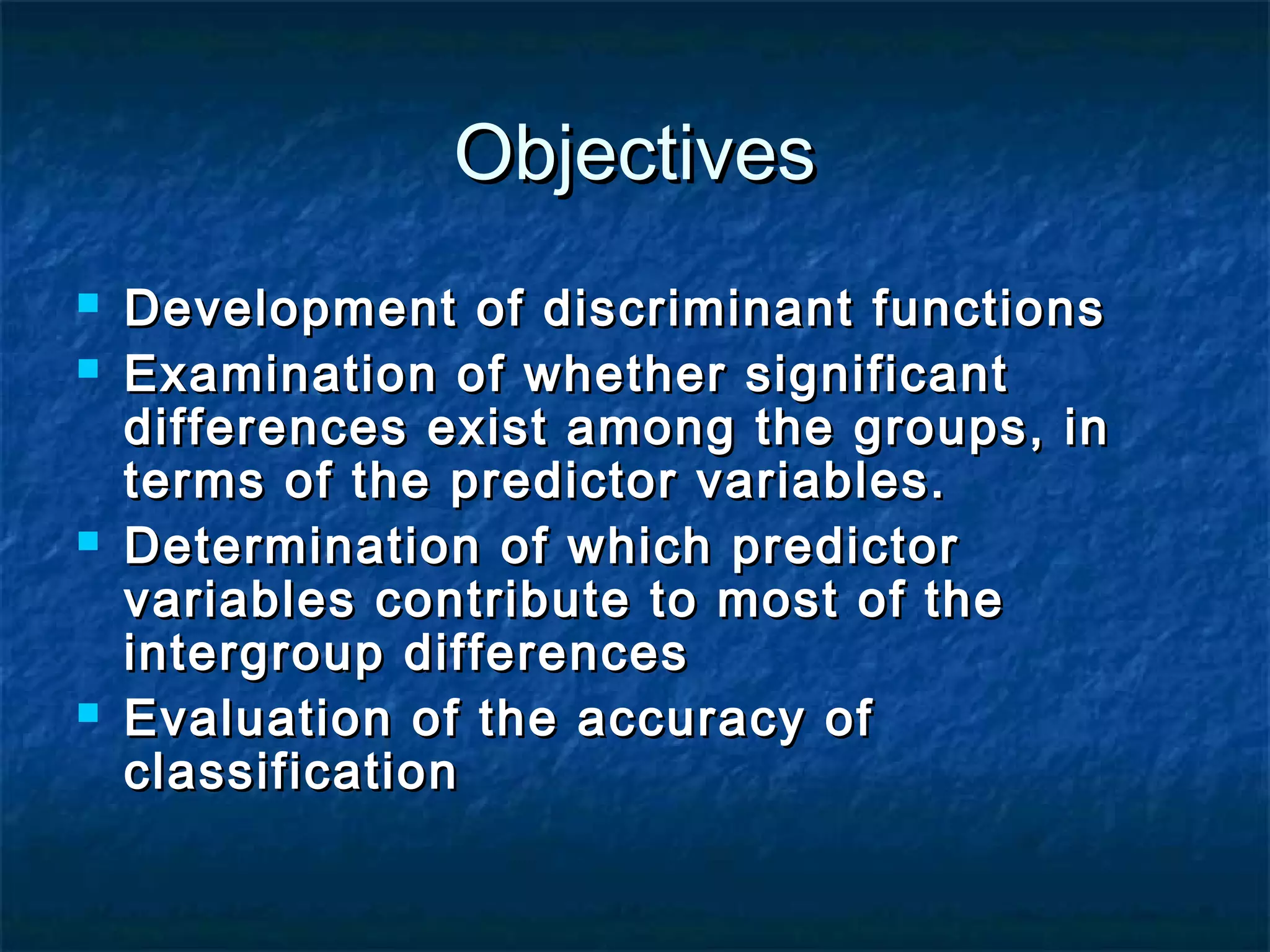 Discriminant analysis | PPT
