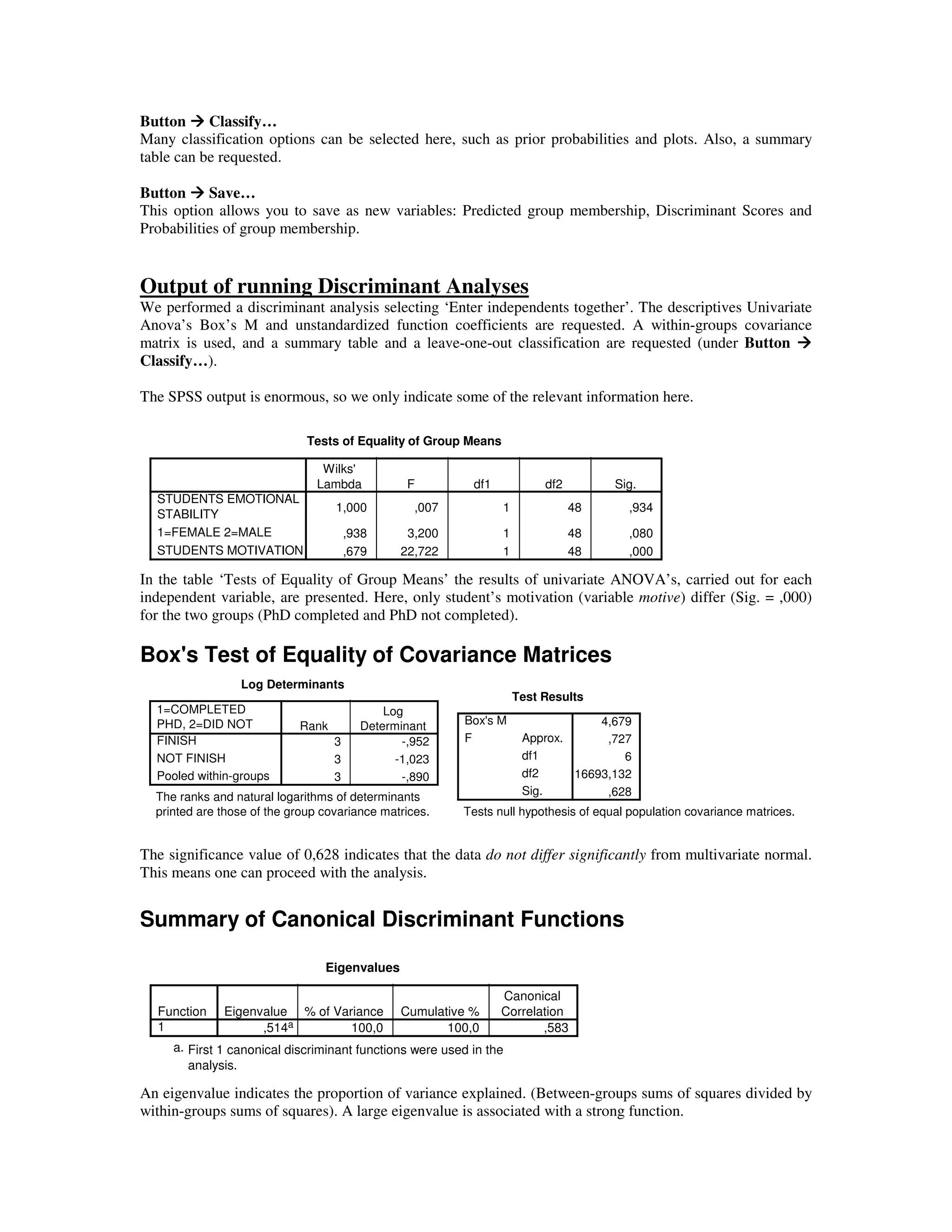 Discriminant analysis | PDF
