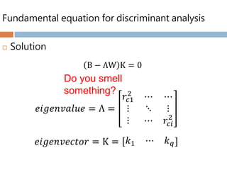 Discriminant analysis | PPTX