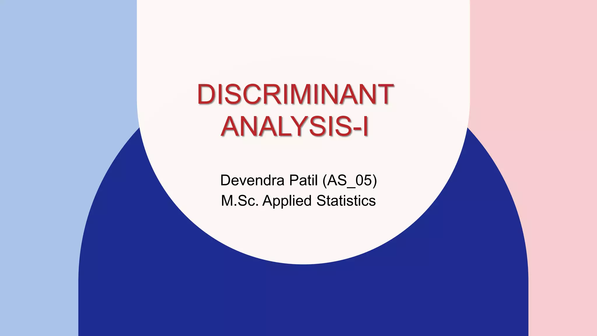 Discriminant analysis.pptx
