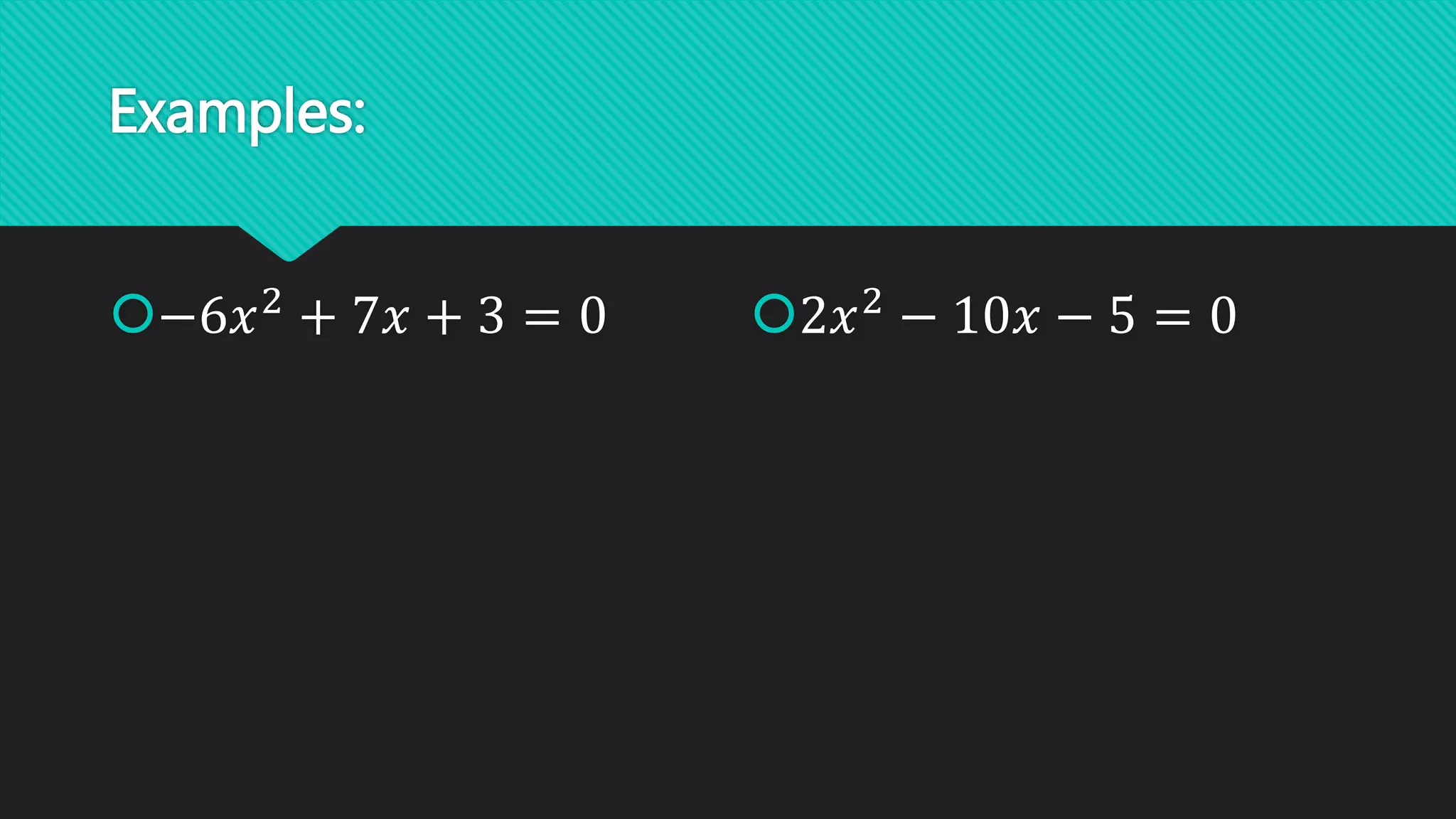 Discriminant Notes | PPTX