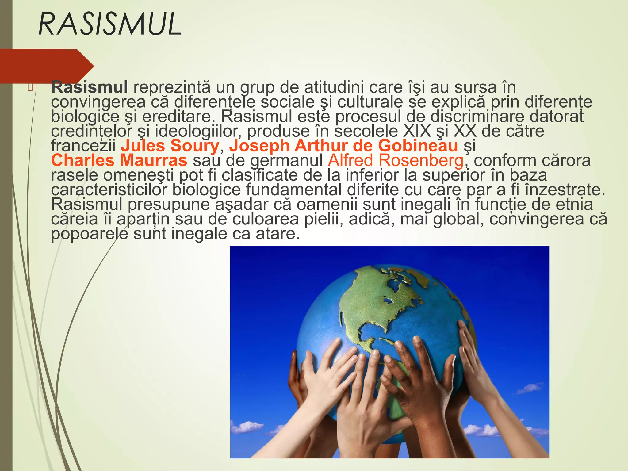 Discriminare, rasism, xenofobie | PPT