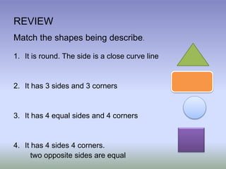 Discriminate shapes | PPTX