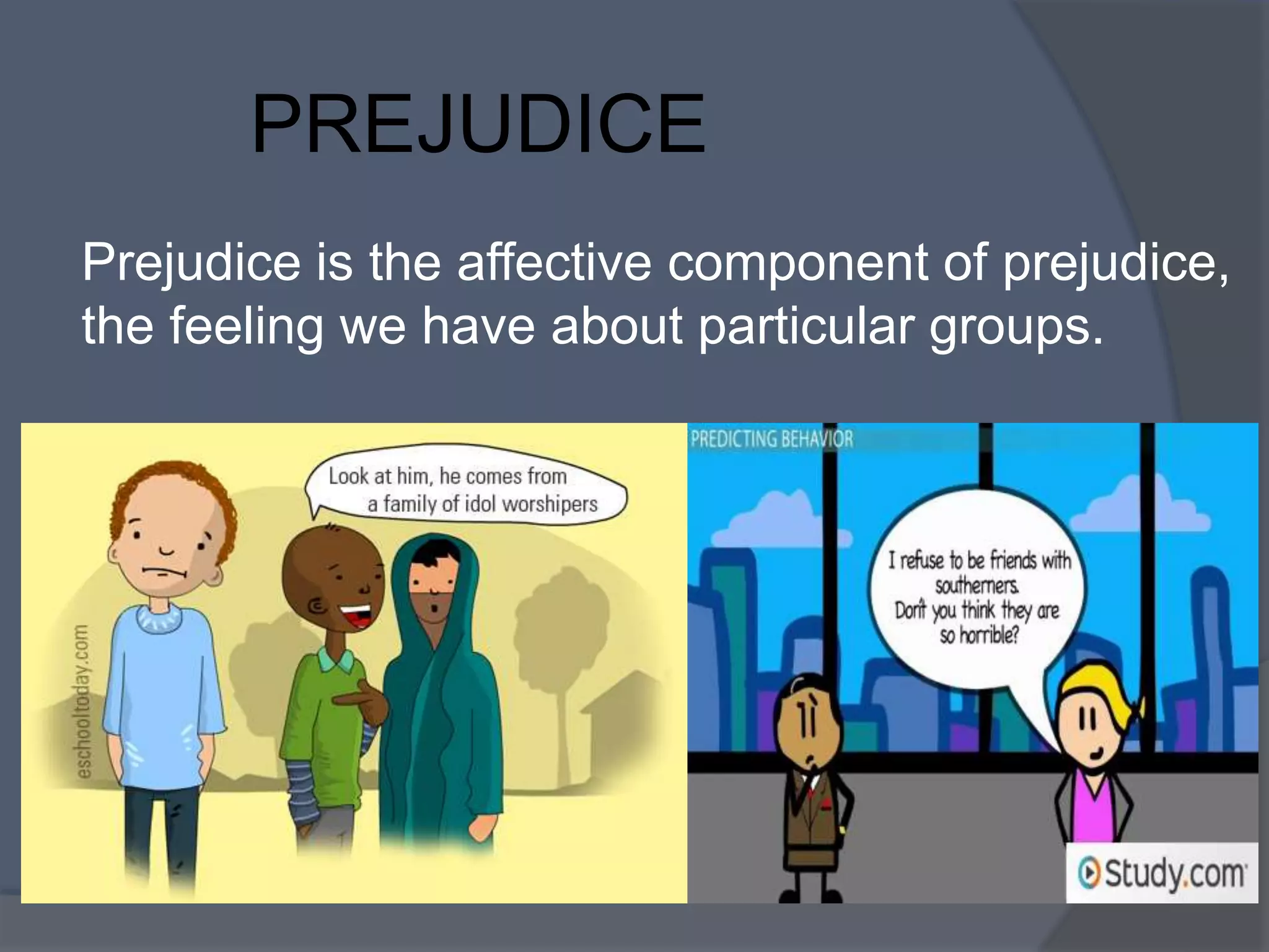 Stereotypes, Prejudice and Discrimination in Psychology | PPT