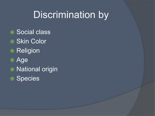 Stereotypes, Prejudice and Discrimination in Psychology | PPTX