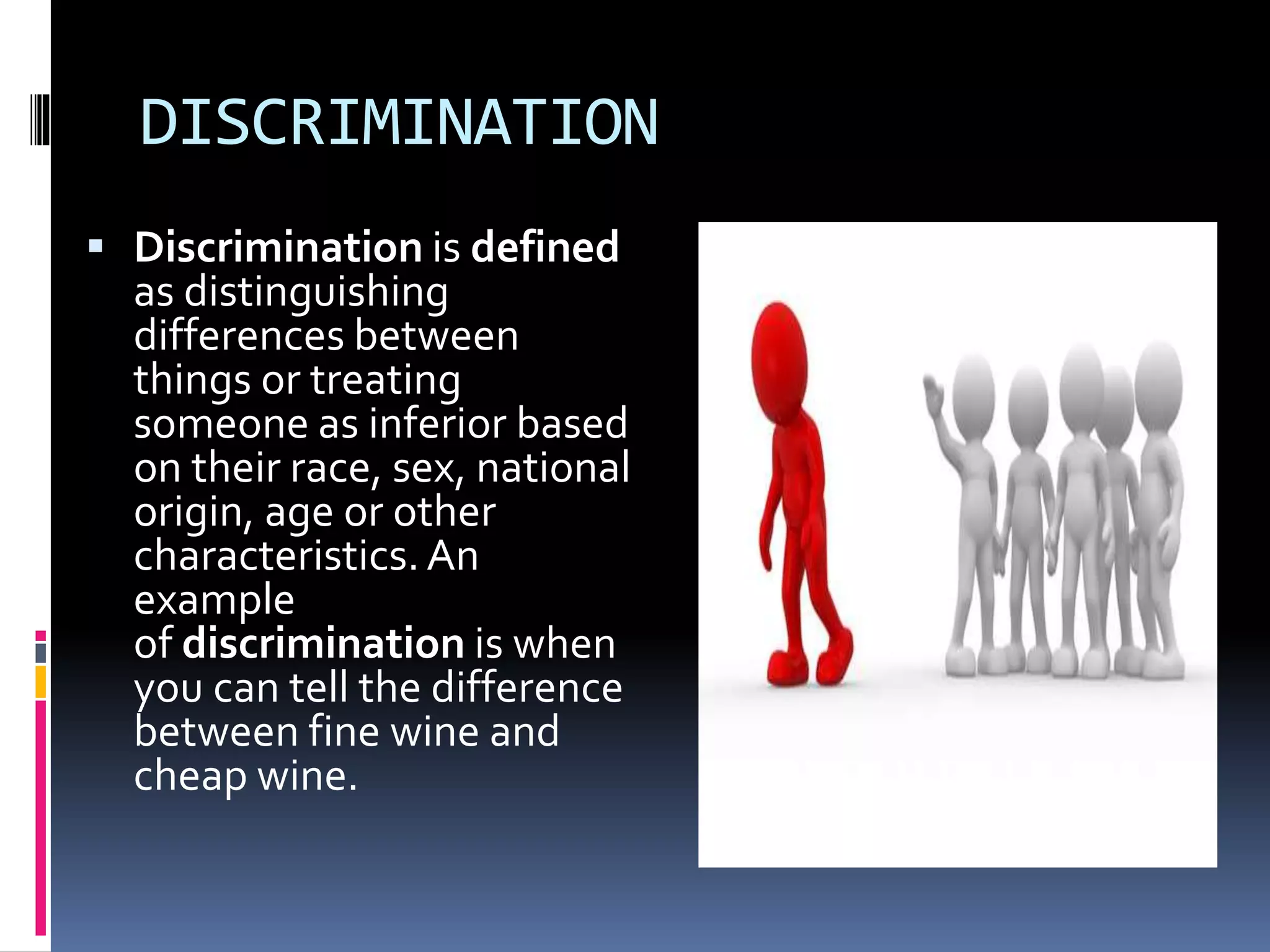 Discrimination | PPTX