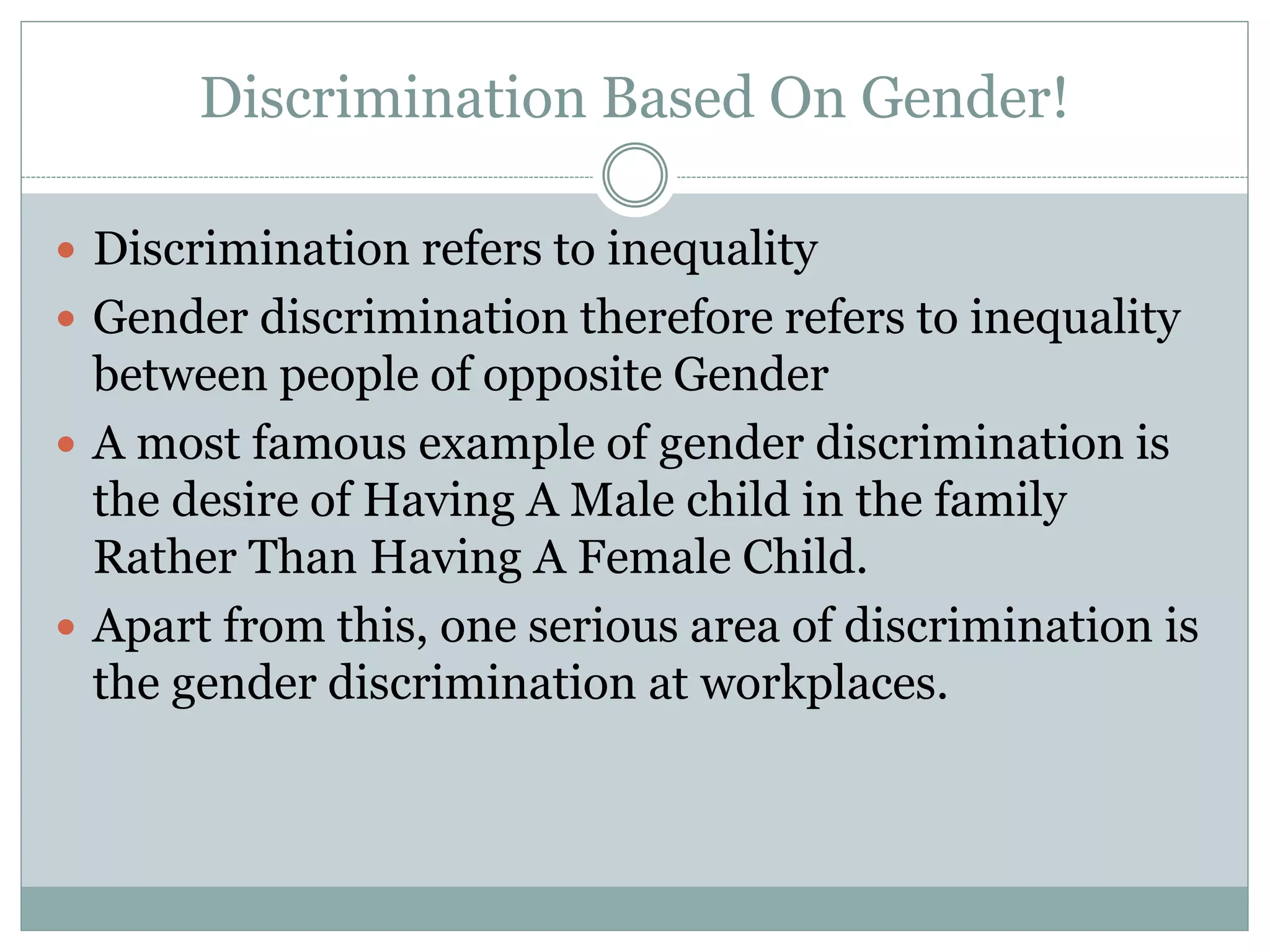 Discrimination | PDF