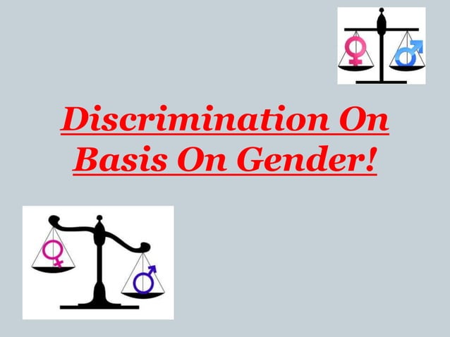 Discrimination | PPT