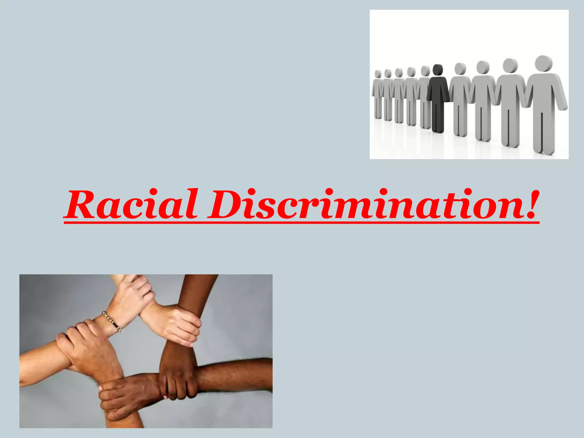 Discrimination PPT | PPTX