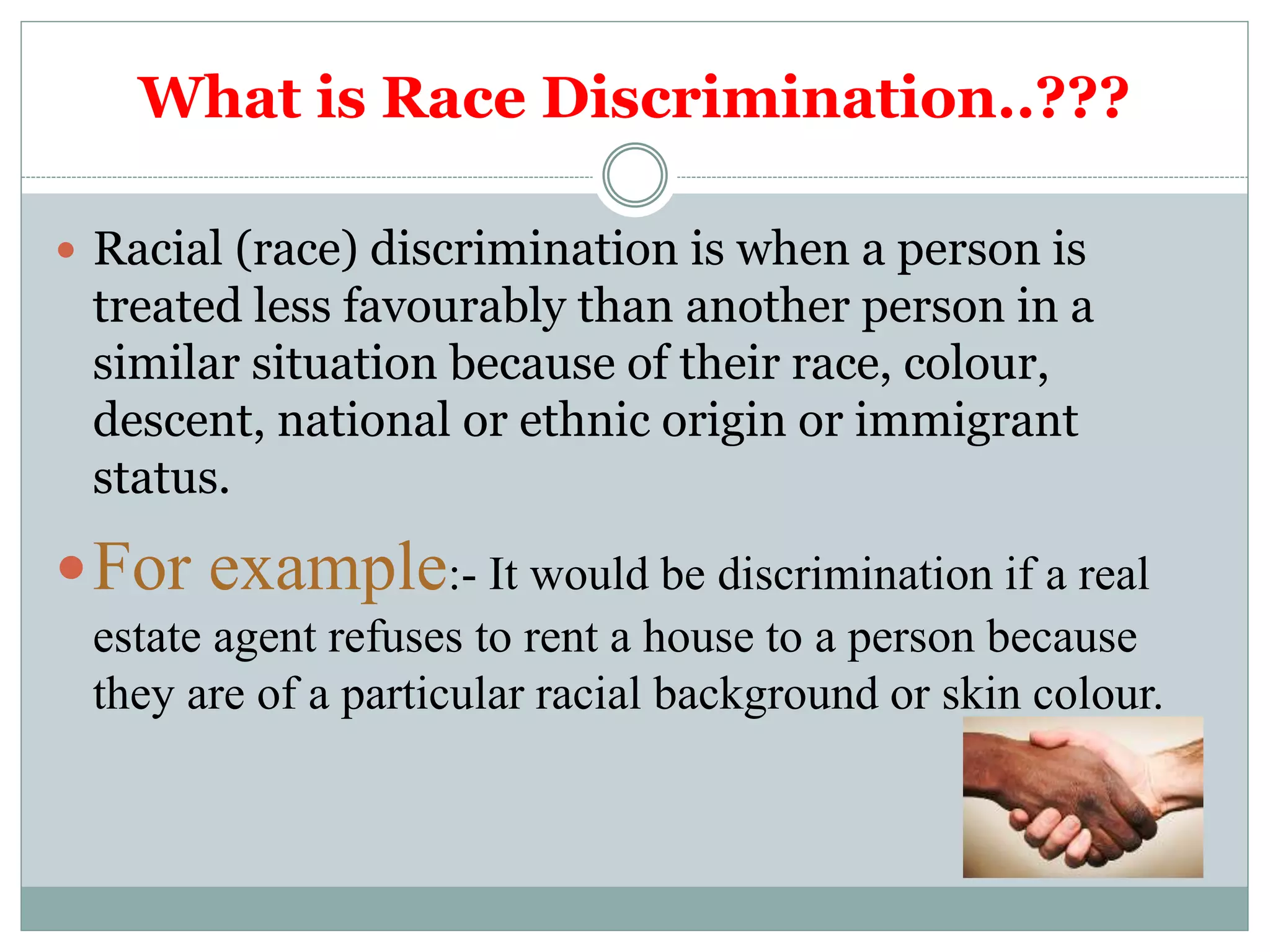 Discrimination PPT | PPTX