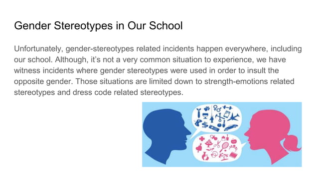 DISCRIMINATION AND STEREOTYPICAL THINKING IN SCHOOL HOW TO ADDRESS AND ...