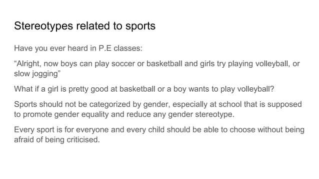 DISCRIMINATION AND STEREOTYPICAL THINKING IN SCHOOL HOW TO ADDRESS AND ...