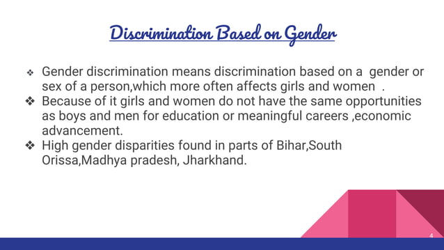 DISCRIMINATION BASED ON GENDER AND CASTE.pptx