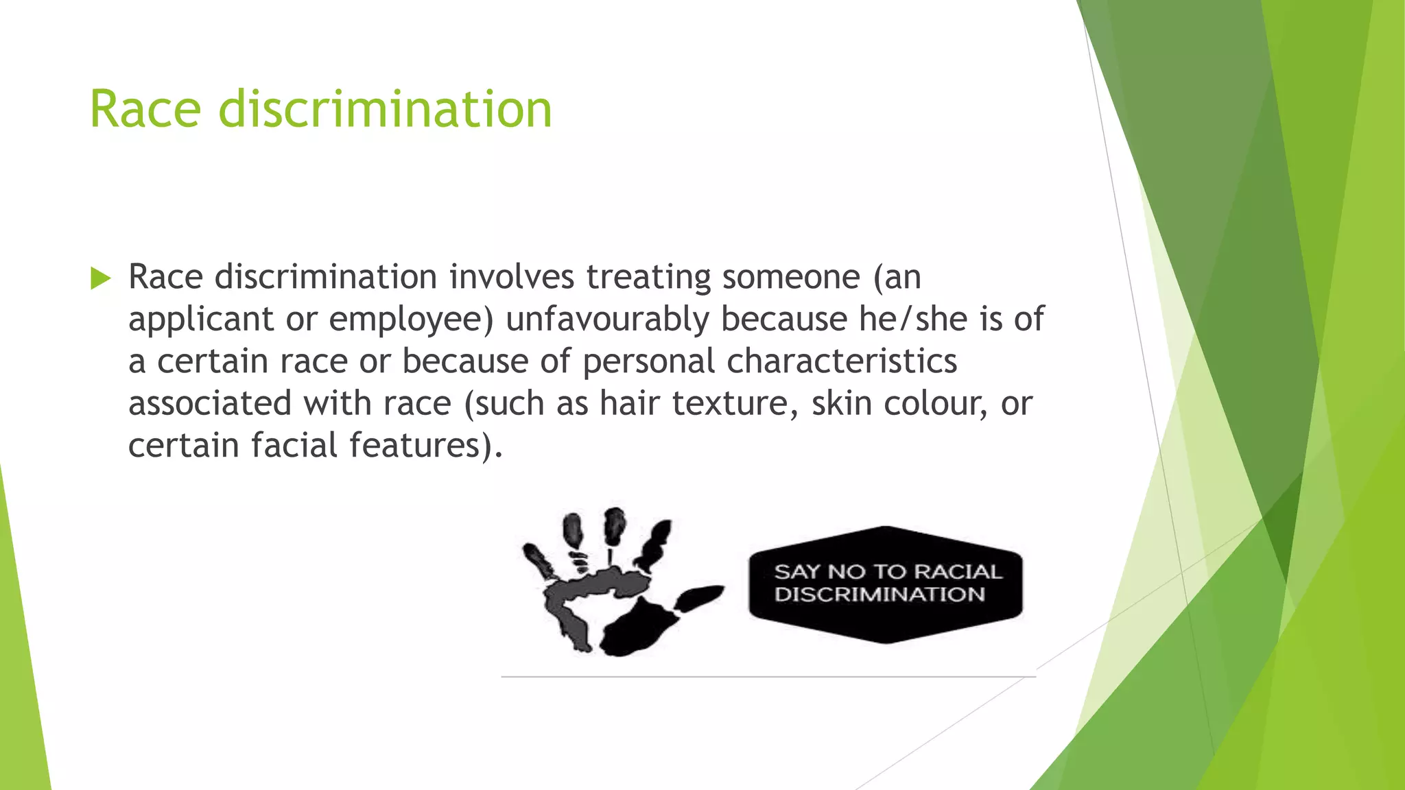 Discrimination in employment | PPTX