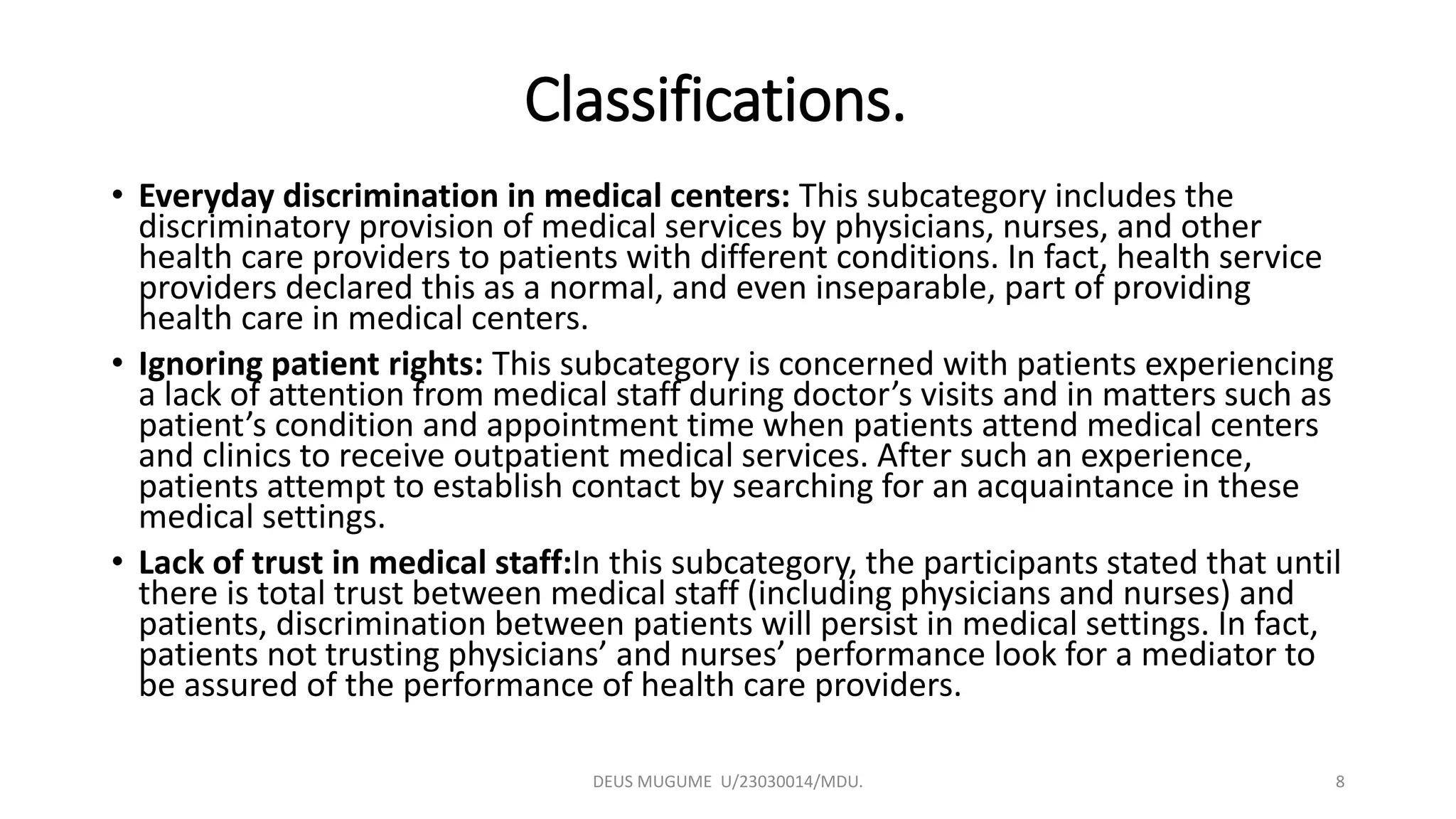 Discrimination in Healthcare.pptx