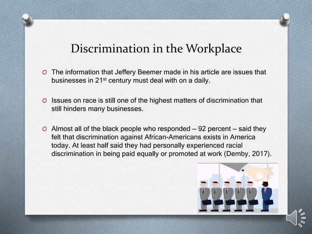 Discrimination in the workplace | PPTX | Debated Sensitive Social ...
