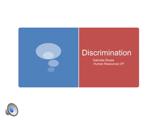 Discrimination Overview | PPTX