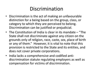 Reverse Discrimination Examples