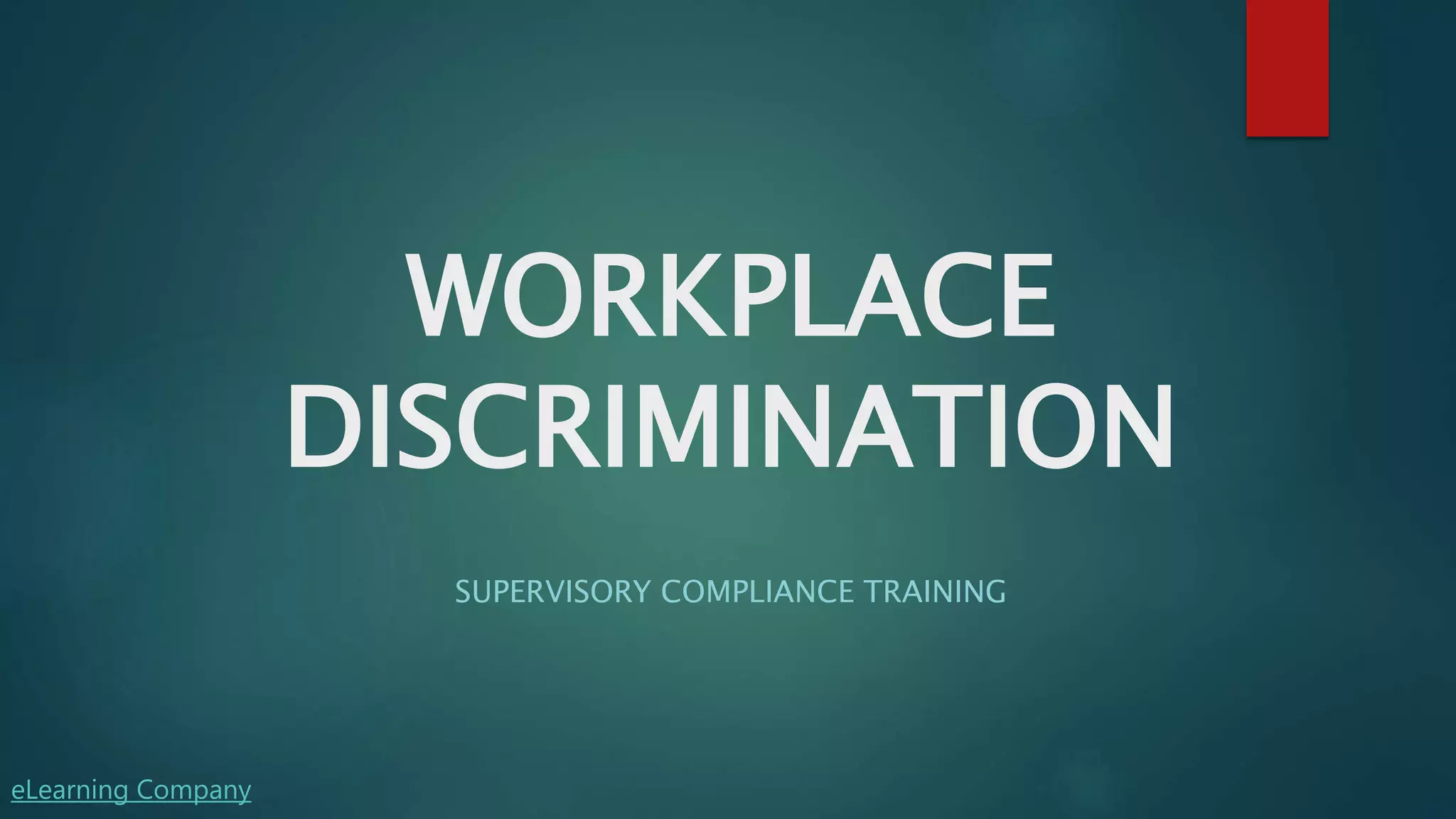 Discrimination training storyboard | PPTX