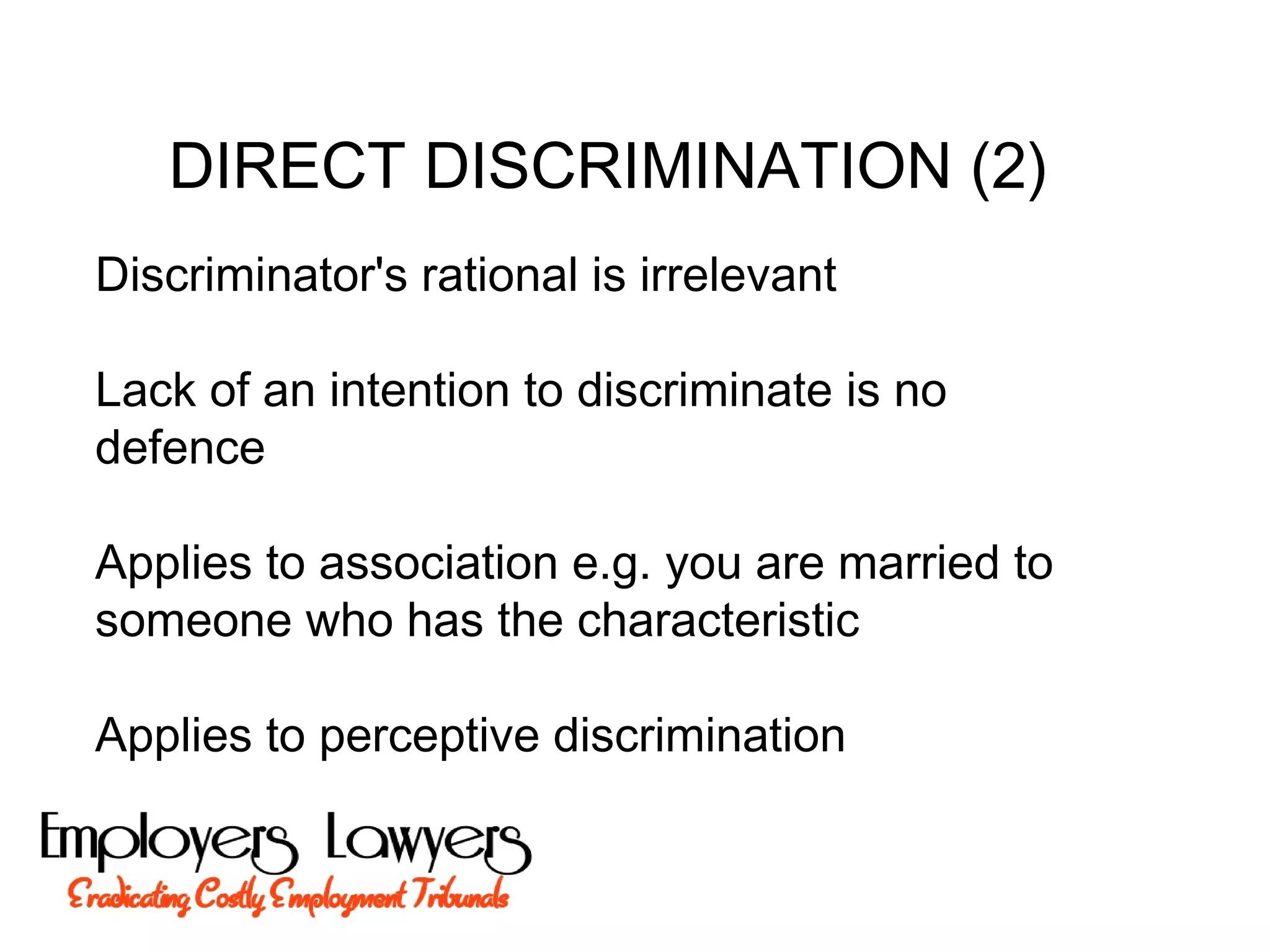 Discrimination the categories | PPT