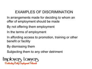 Discrimination the categories | PPT