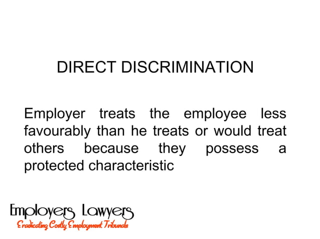 Discrimination the categories | PPT