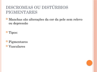 aula sobre discromias da pele e principios ativos ...