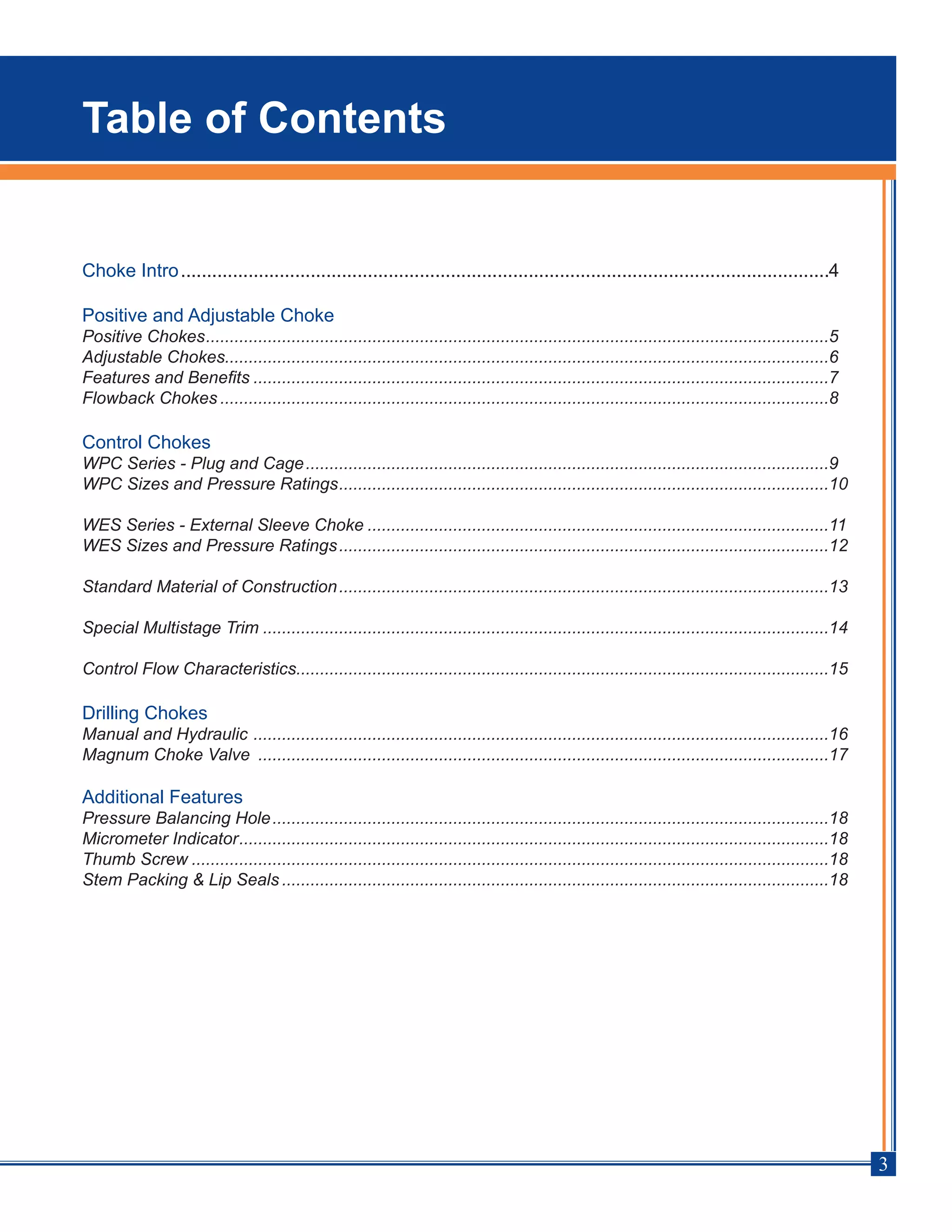 Disc Type Choke, Disc Type Choke Valve - WOM Group | PDF