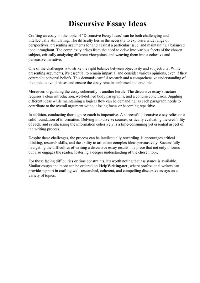 Discursive Essay Ideas | PDF | Gas and Electric | Home Utilities