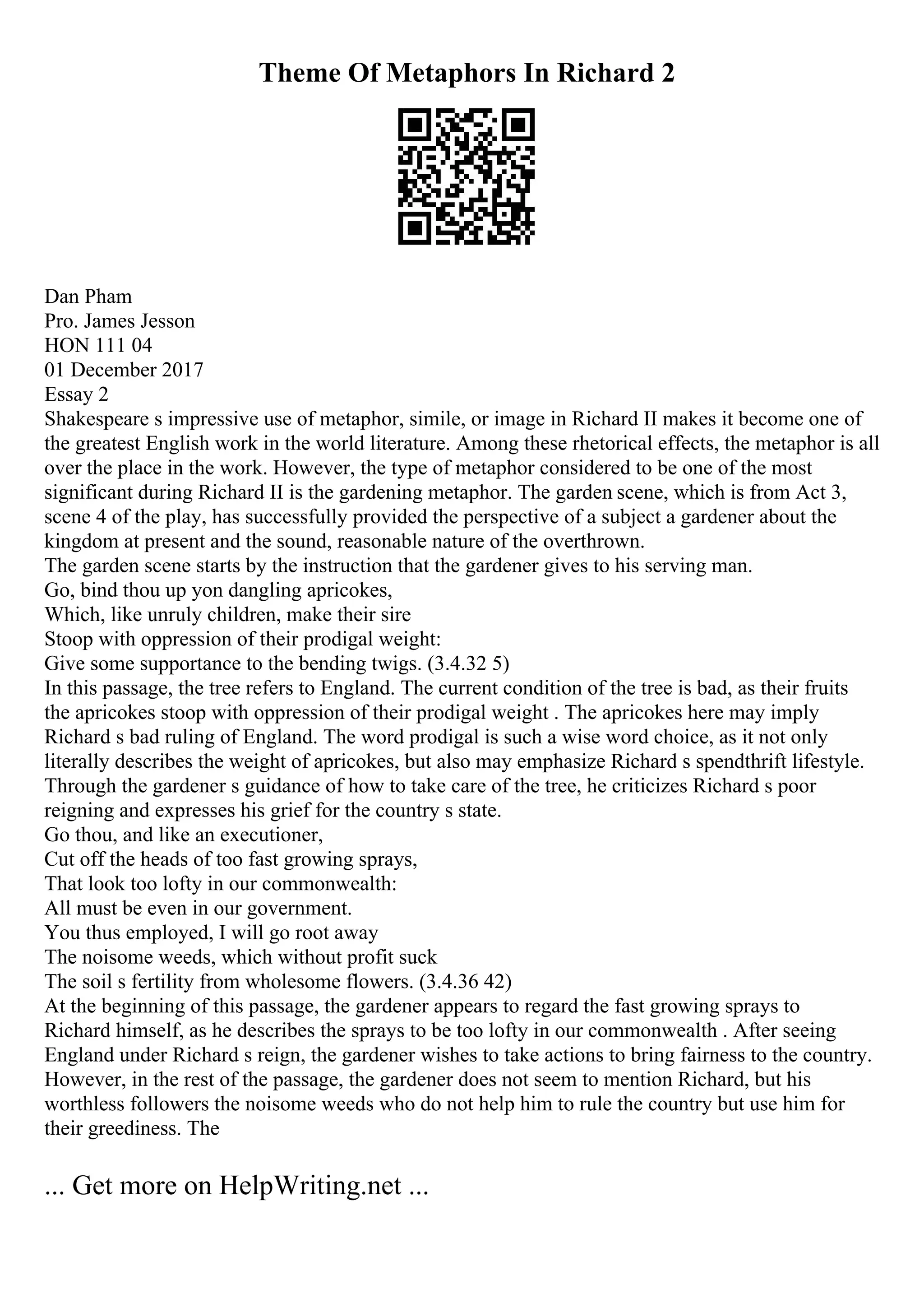 Discursive Essay Introduction Sample Pdf