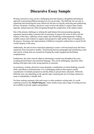 Discursive Essay Sample.pdf