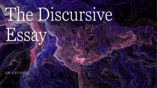 Discursive and argumentative essay writing | PDF