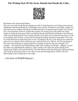 Discursive Writing - Discursive Writing - Highe | PDF