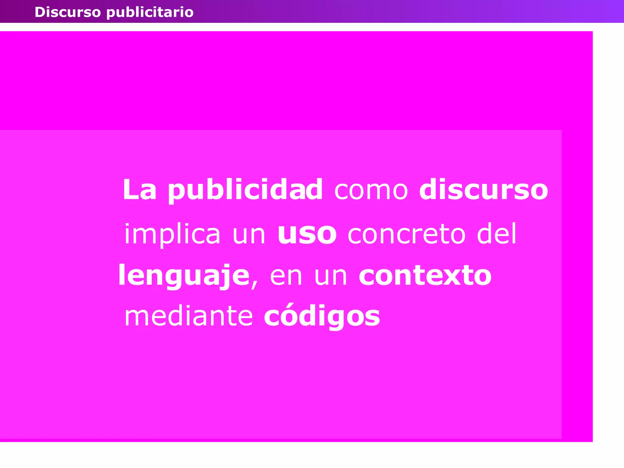 Discurso Publicitario | PPS