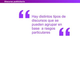 Discurso Publicitario | PPS