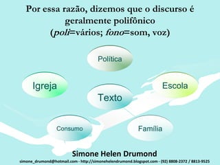 Discurso e gêneros textuais | PPT