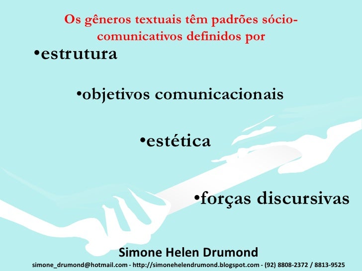 Discurso e gêneros textuais