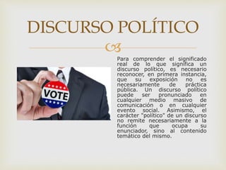 Discurso Politico