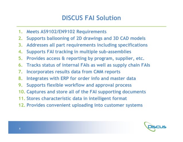 DISCUS for FAI | PDF