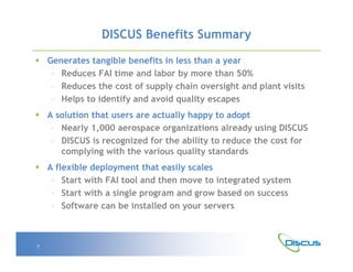 DISCUS for FAI | PDF