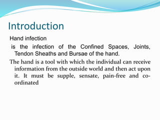 Discuss hand infection (2) | PPTX